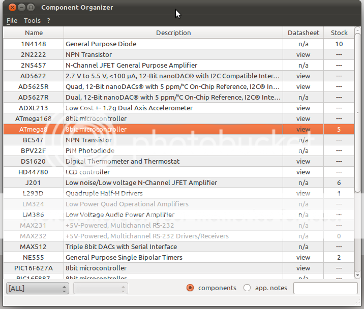 Component Organizer | 3xbla