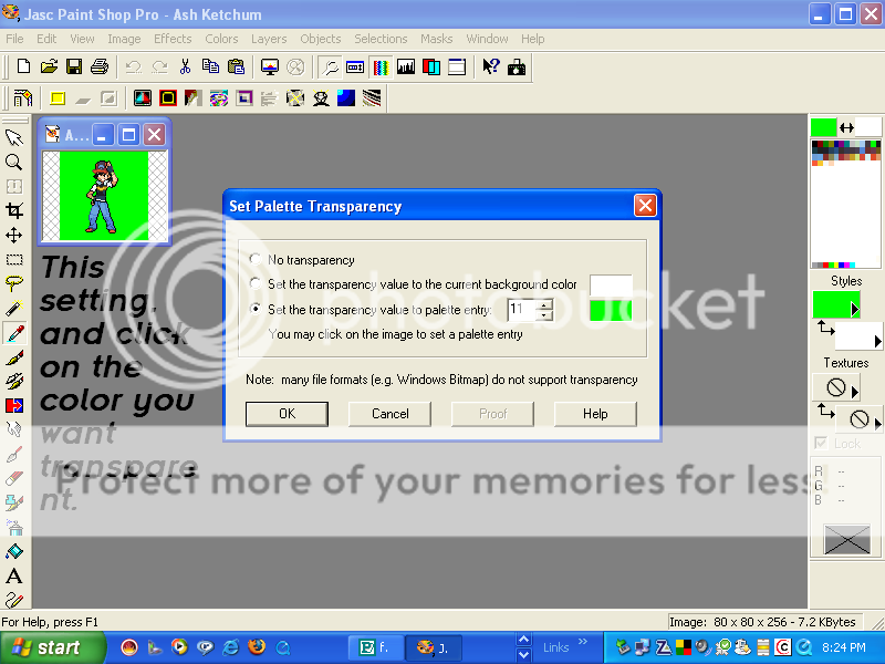 Background Transparency on Sprites Tutorial | Pokécharms